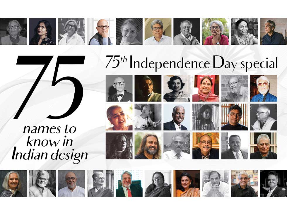 75 names to know in Indian design