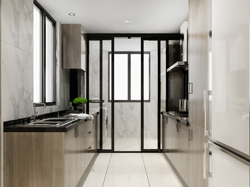 Open Kitchen Door Design Images With Gl - Infoupdate.org