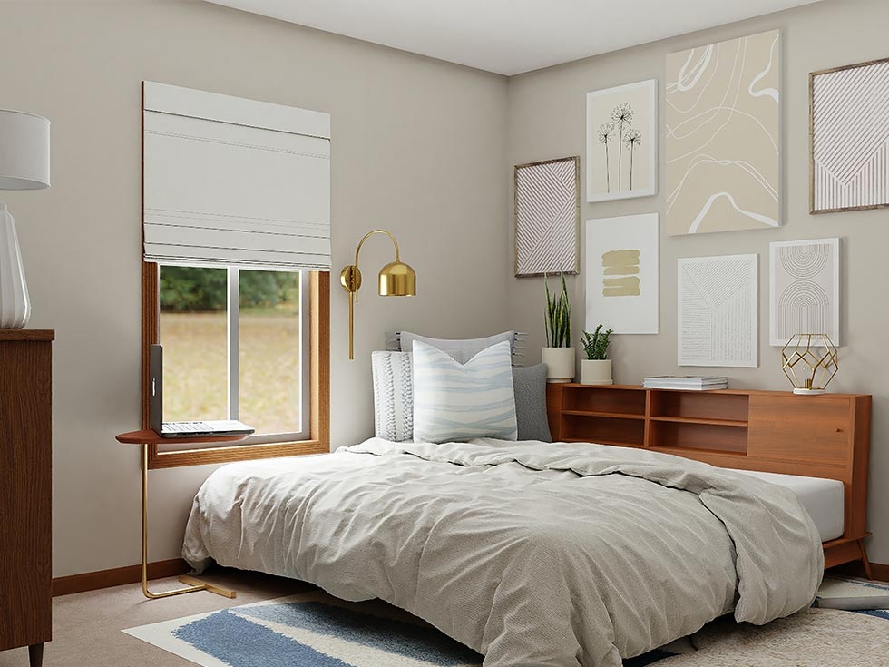 Corner Bed Design Ideas for your Perfect Bedroom Interiors | Beautiful ...