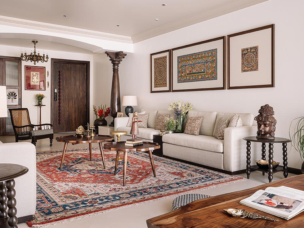 This Gurgaon home weaves a story with ethnic crafts