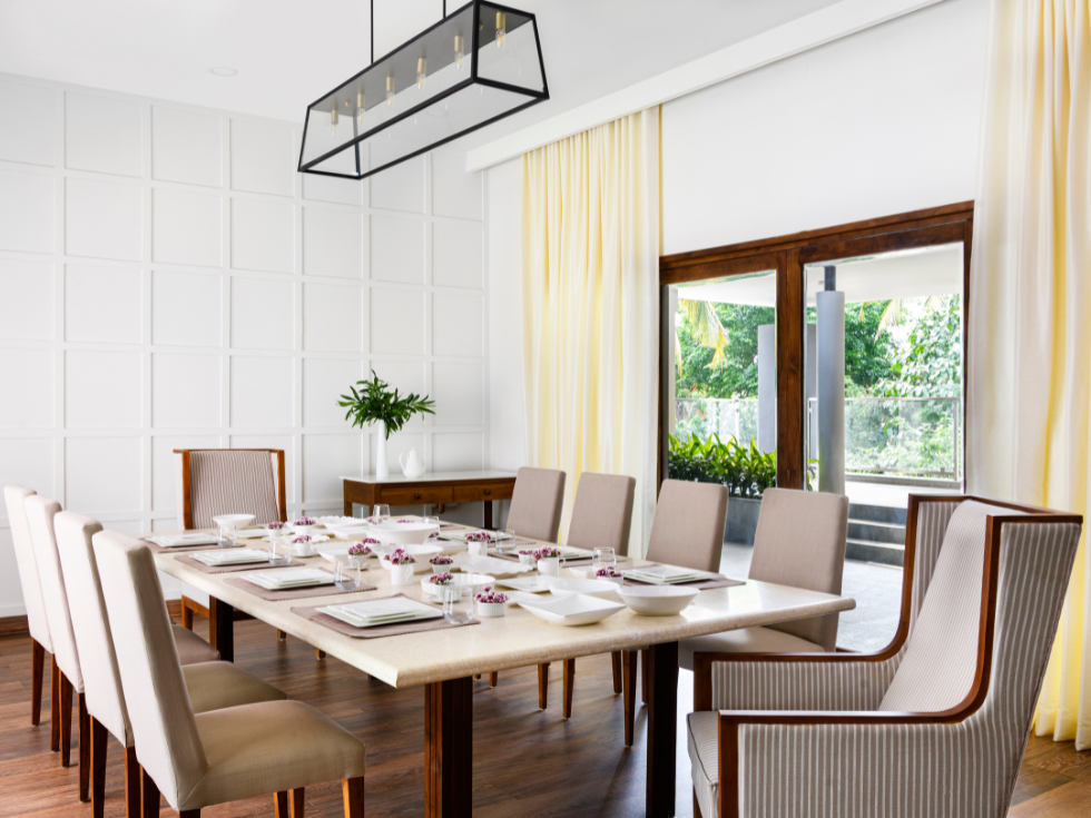 Stone dining table design ideas