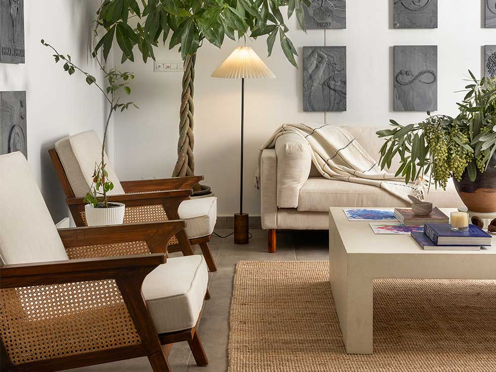 This villa steeped in subtle shades reveals a colourful twist