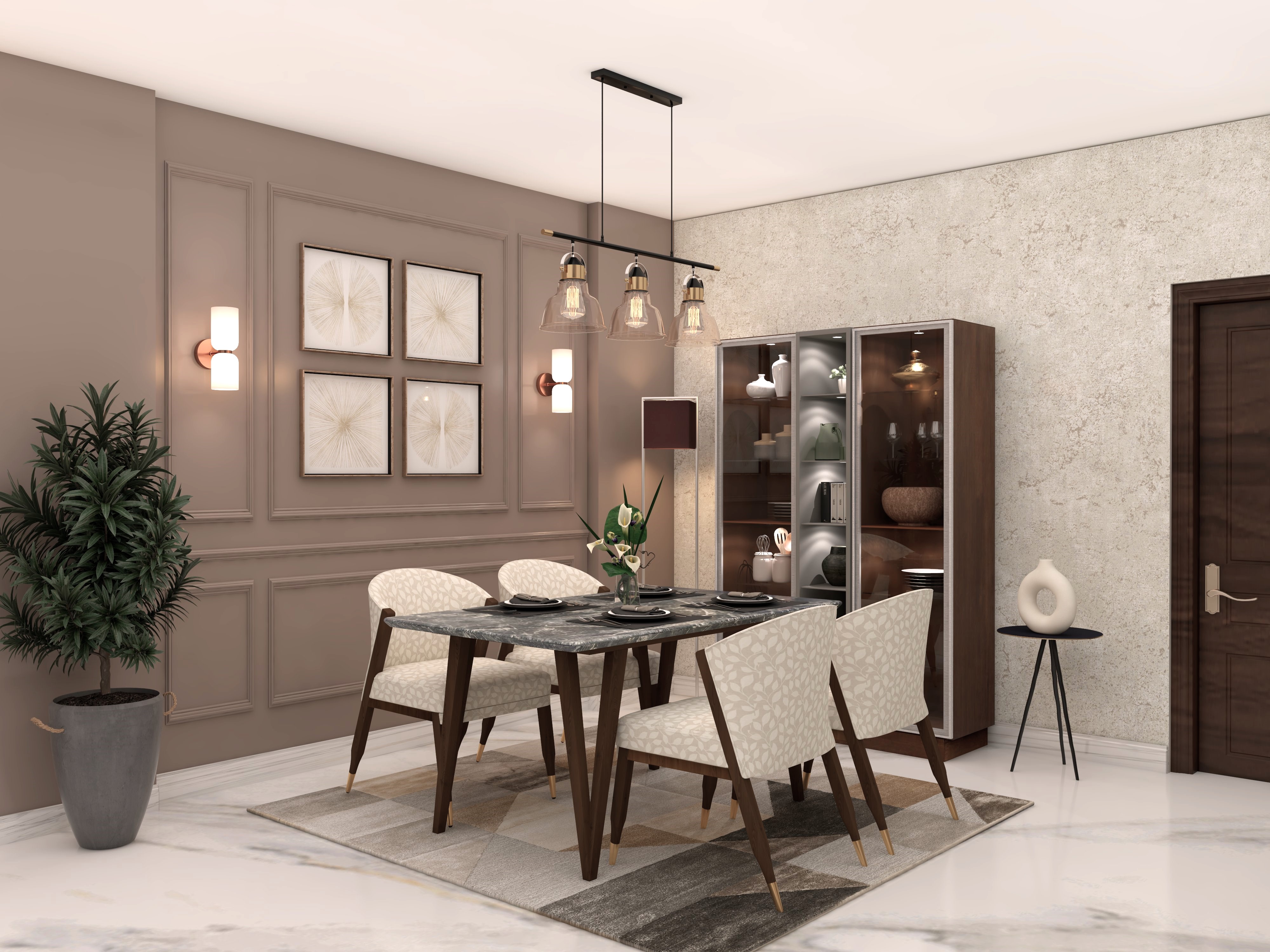 Interior Of Dining Room