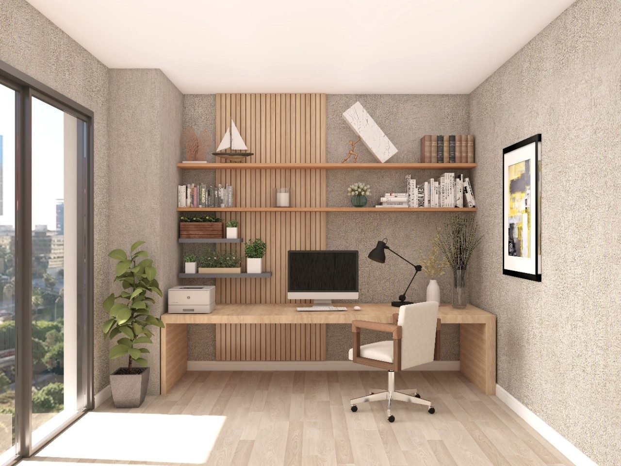 Home Office Clean Design