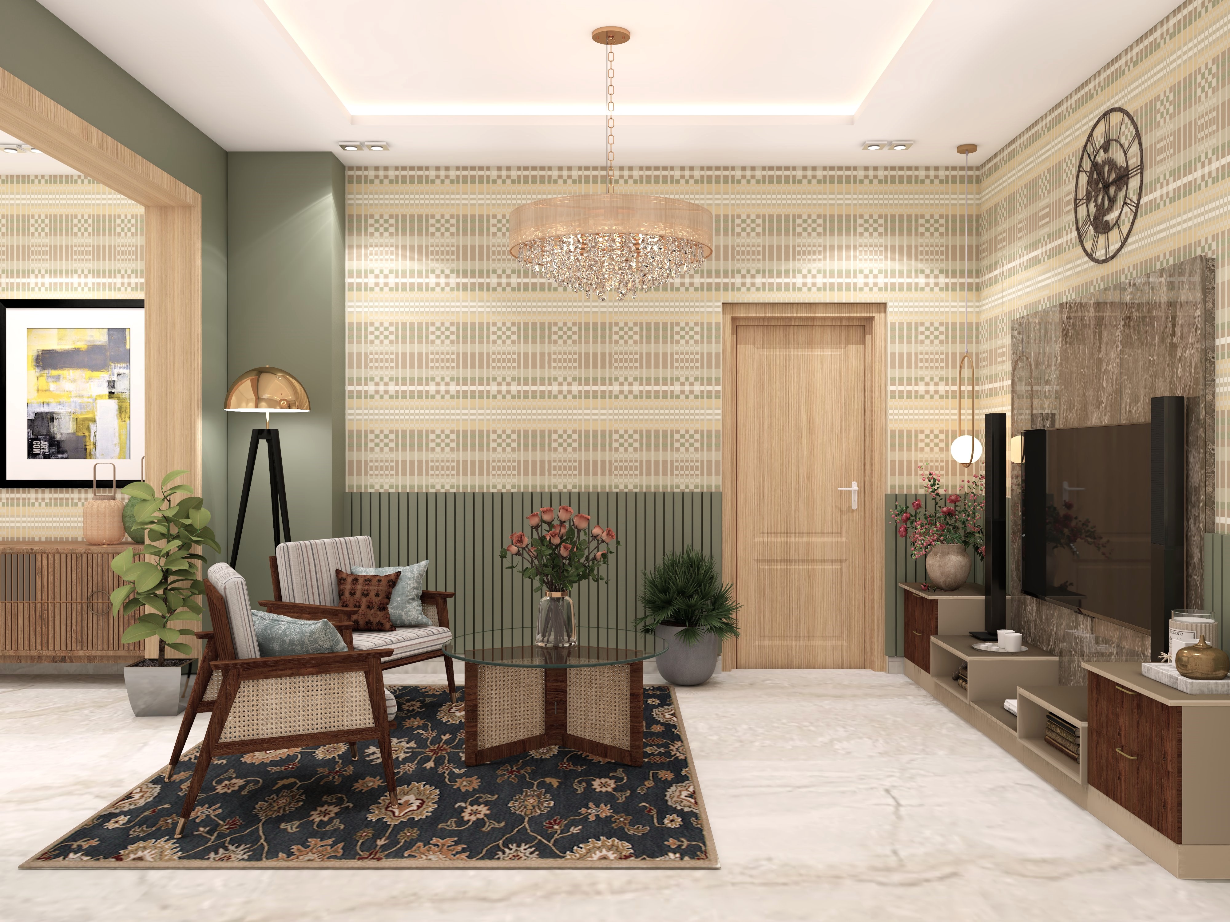 Interior Design For Living Room For Middle Class In India