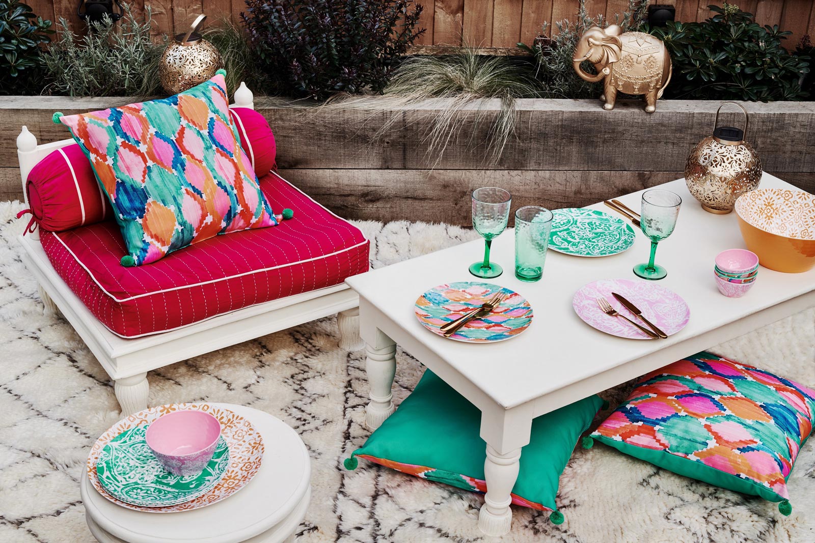 Colourful terrace outdoor ideas | Beautiful Homes