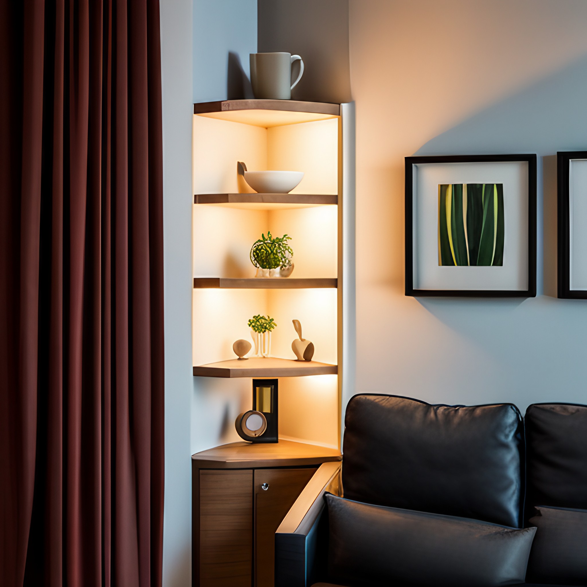 Innovative Corner Shelf Designs: Maximizing Space and Style | Beautiful ...