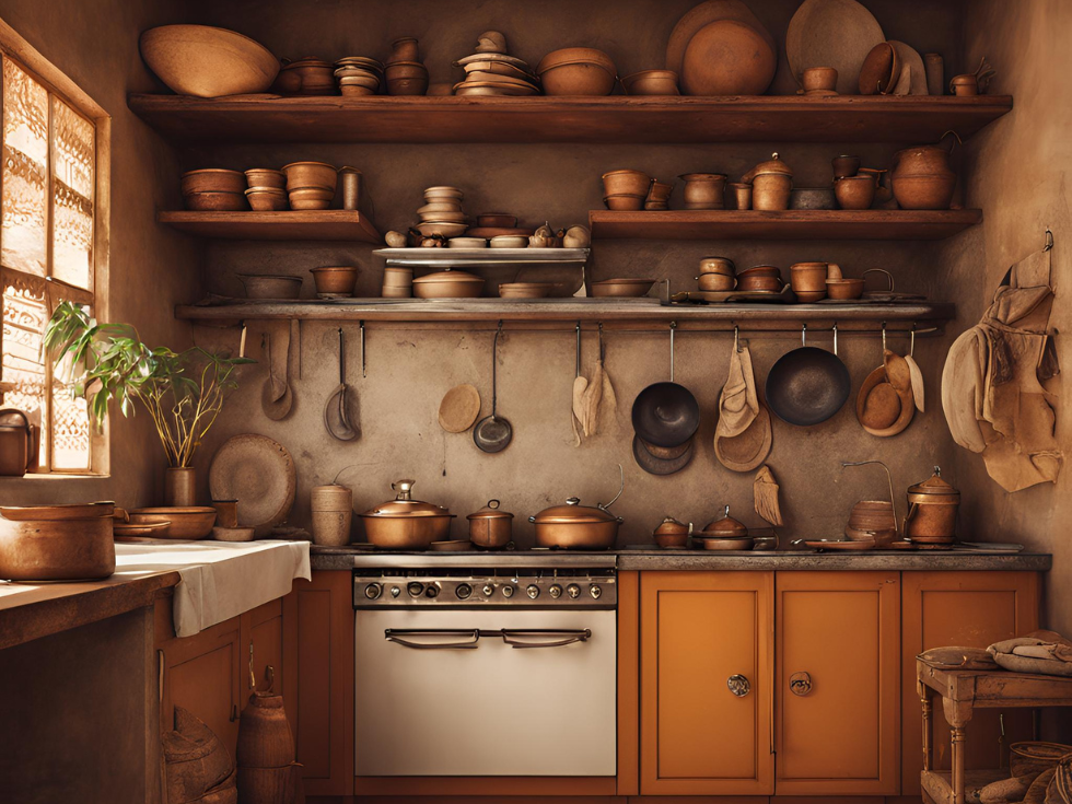 Ethnic Indian Decor Traditional Indian Kitchen