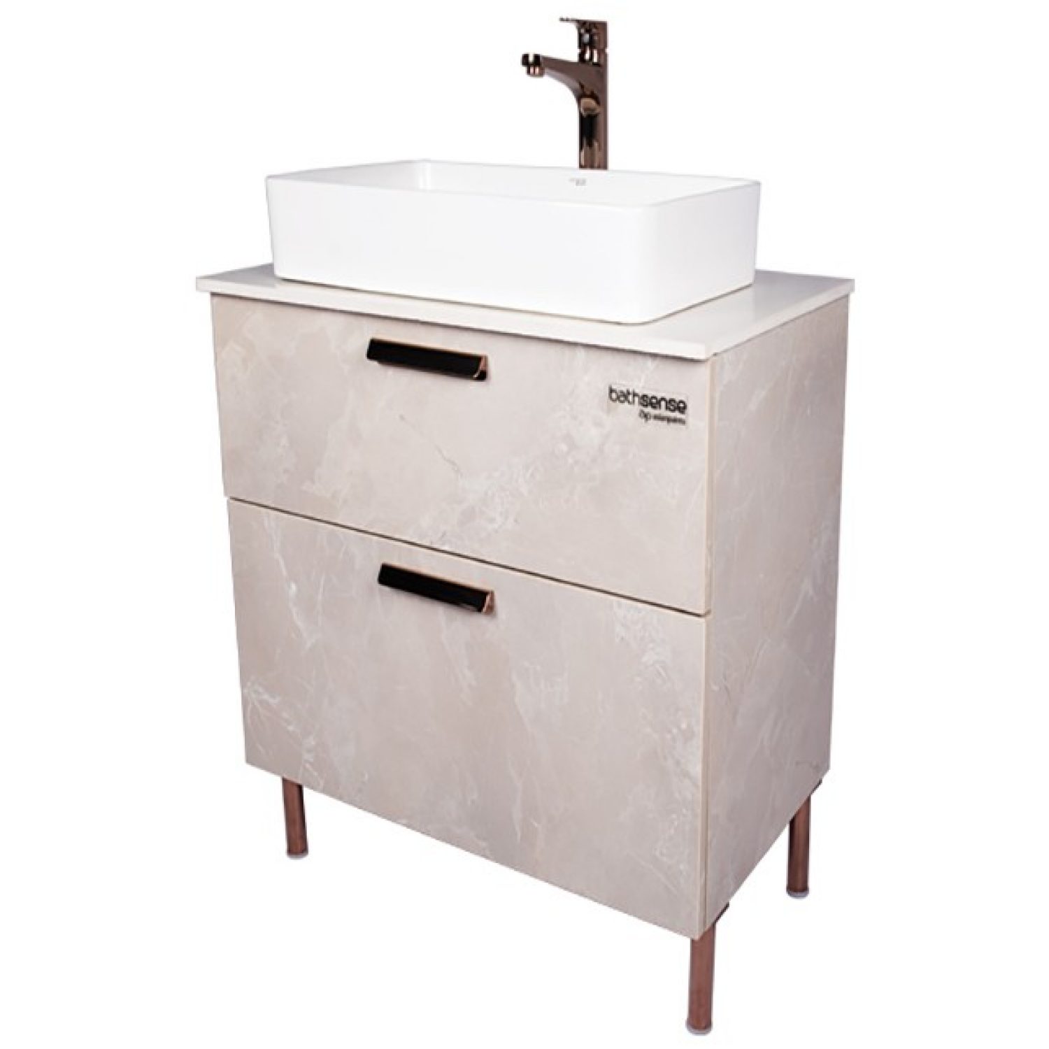 Floor mounted vanity