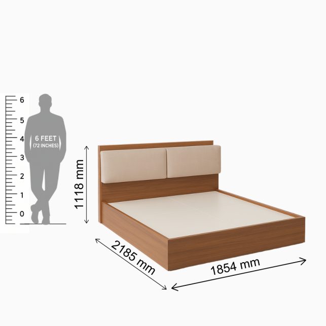 Stanton King Bed - Box Storage
