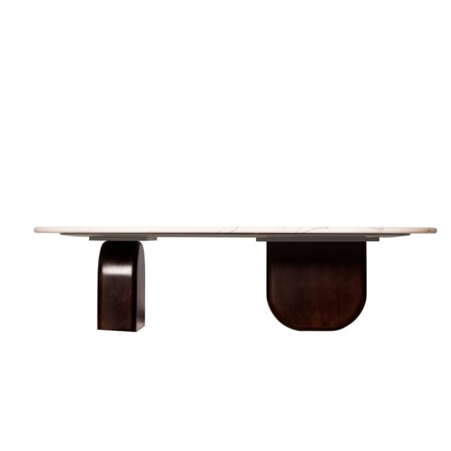 Cornel Marble Top Oval Centre Table