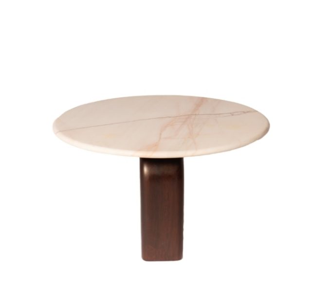 Cornel Marble Top Round Small Centre Table