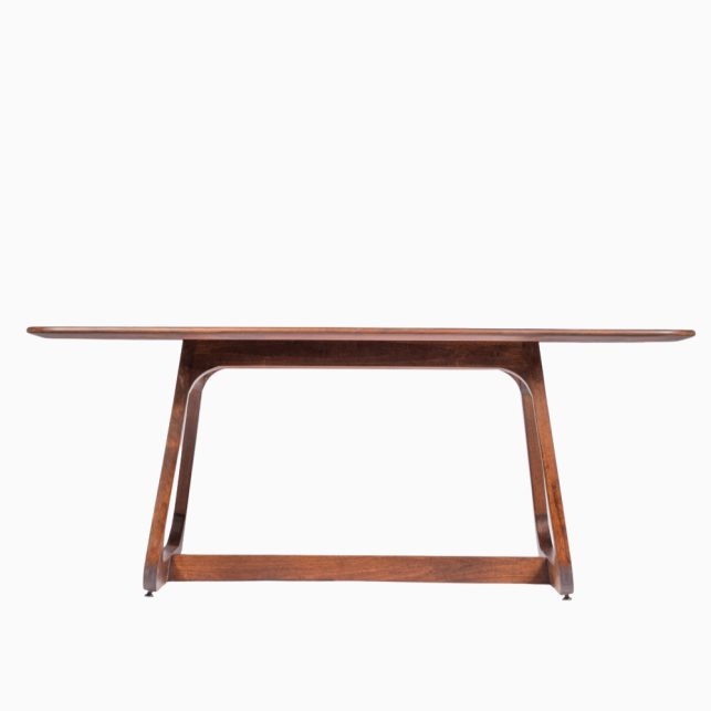 Cassin 6S Rubber wood Top Dining Table