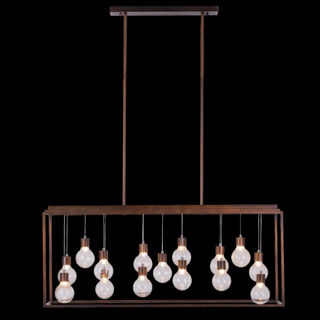 Moonlight Shimmer Coffee Chandelier | Beautiful Homes