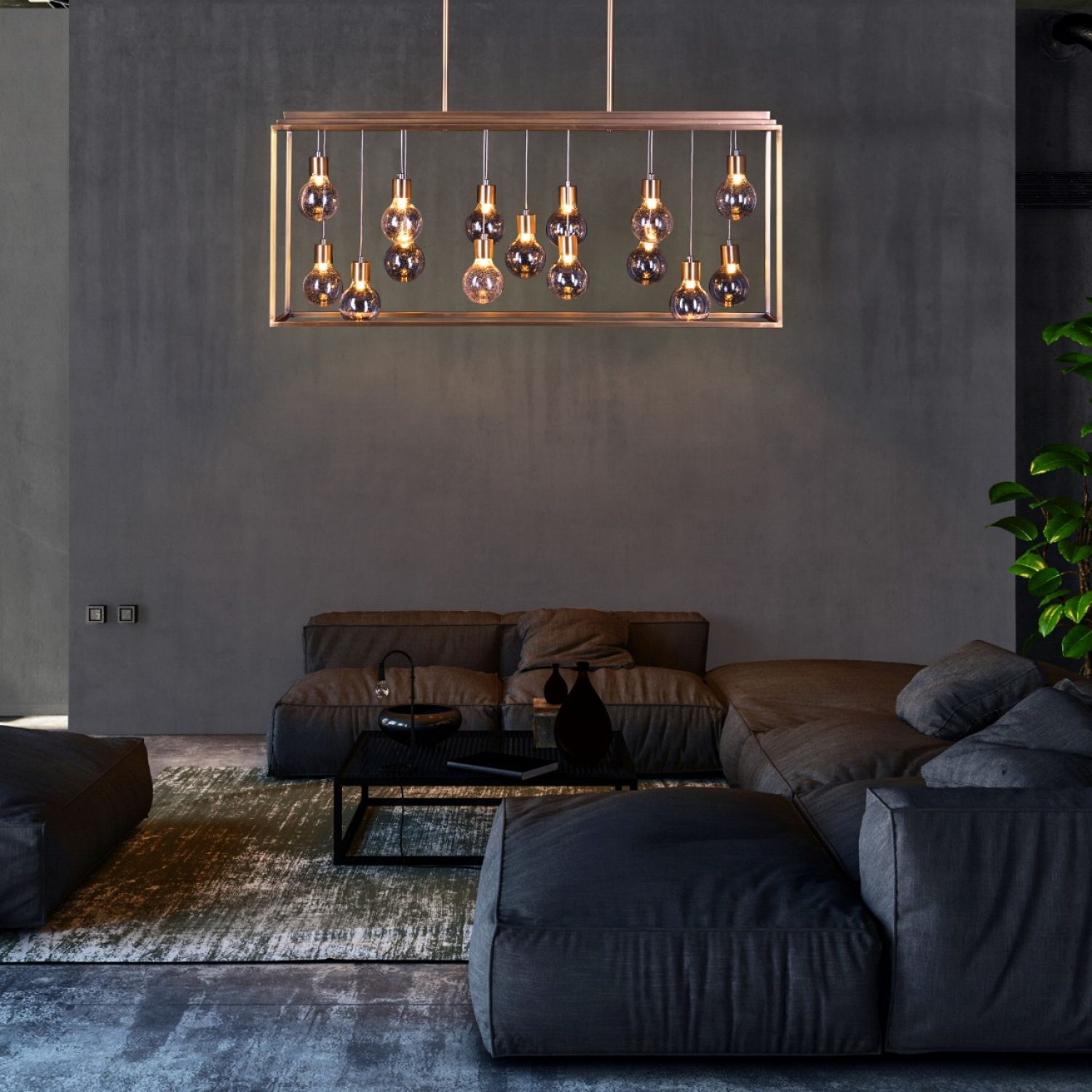 Moonlight Shimmer Gold Chandelier | Beautiful Homes