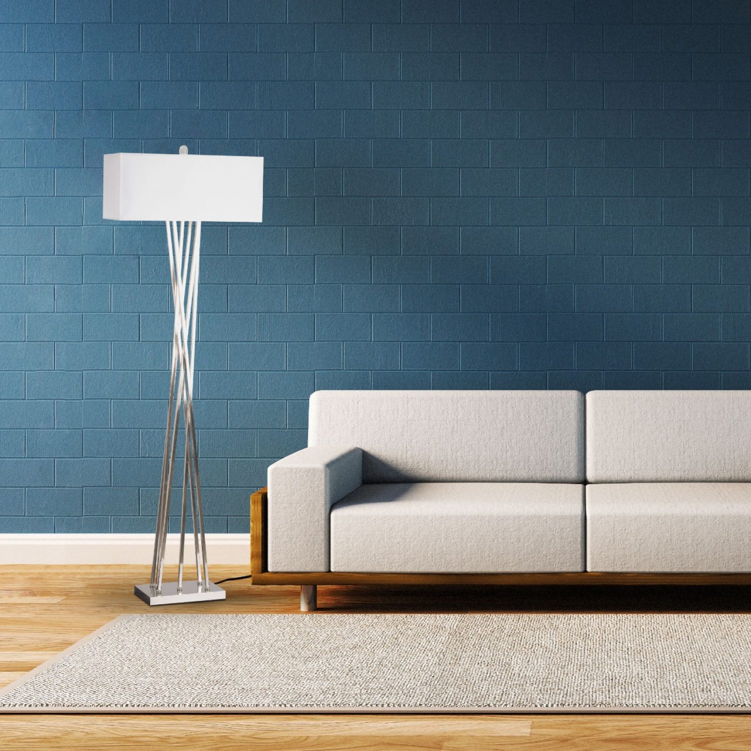 The Steel Magnate Floor Lamp | Beautiful Homes