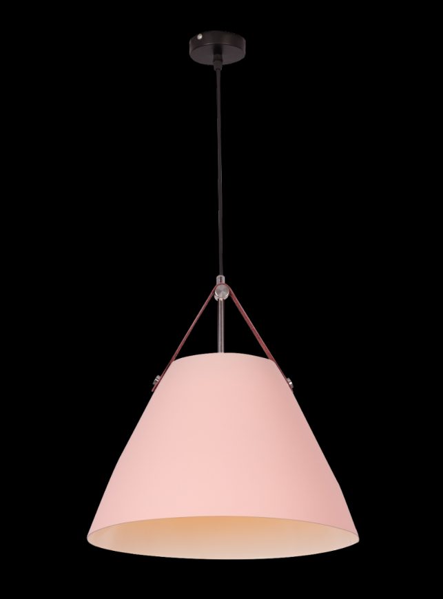 Simplistic Pink Pendant Light | Beautiful Homes