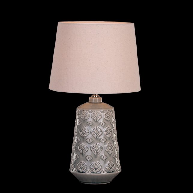 Winter Frost Ceramic Table Lamp | Beautiful Homes