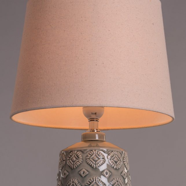 Winter Frost Ceramic Table Lamp | Beautiful Homes