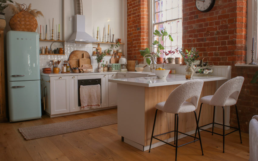 U Shaped Kitchen Table